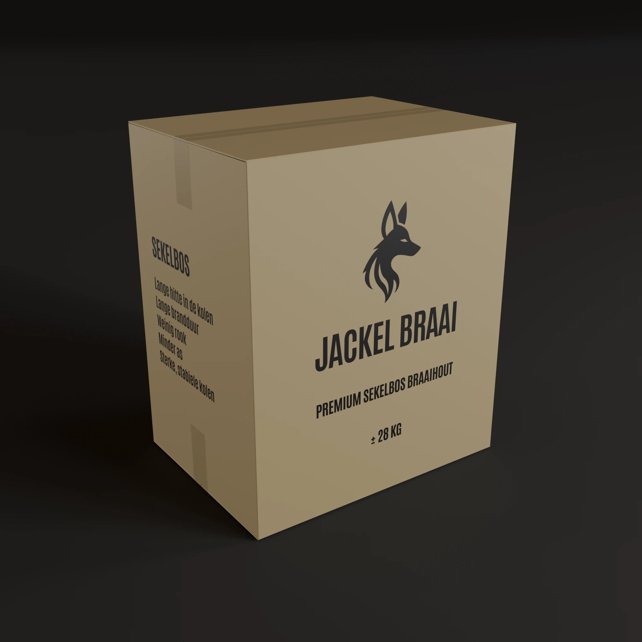 Sekelbos braaihout - 1 doos (28kg) – Jackel Braai